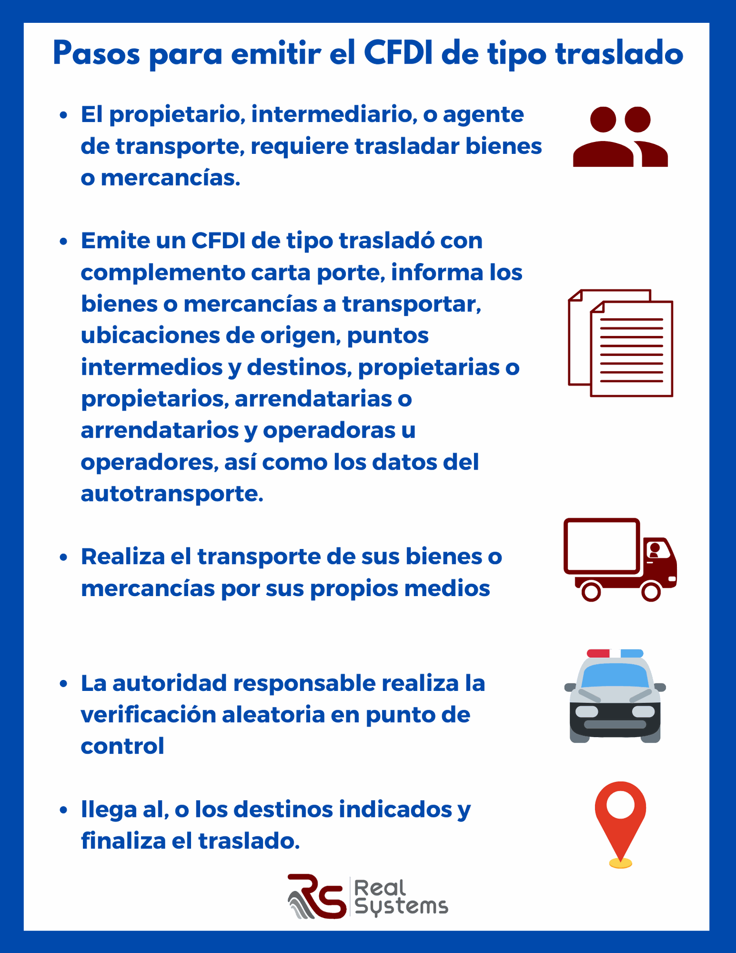 Carta Porte | Real Systems Integramos Aplicaciones de Negocios